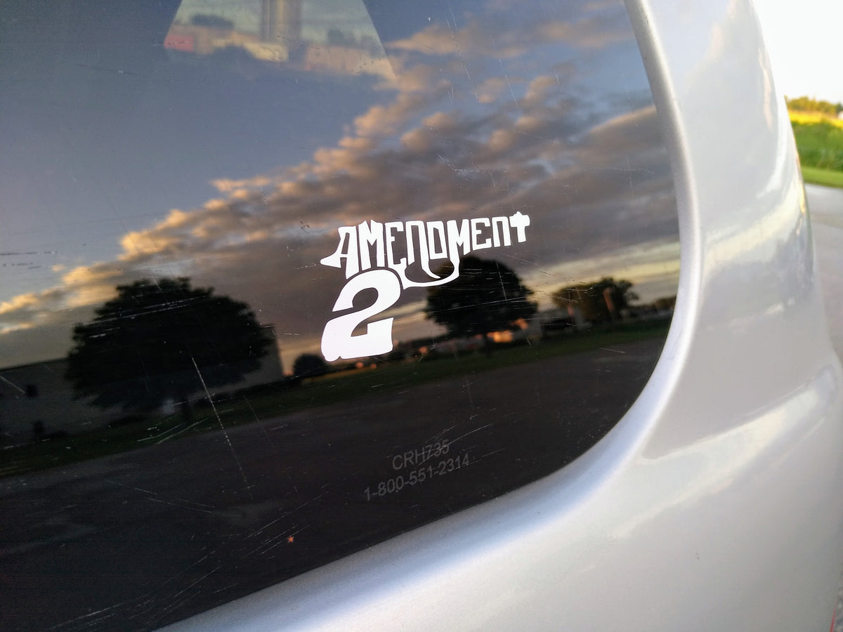 2A Pew Vinyl Decal – Beardedguymade