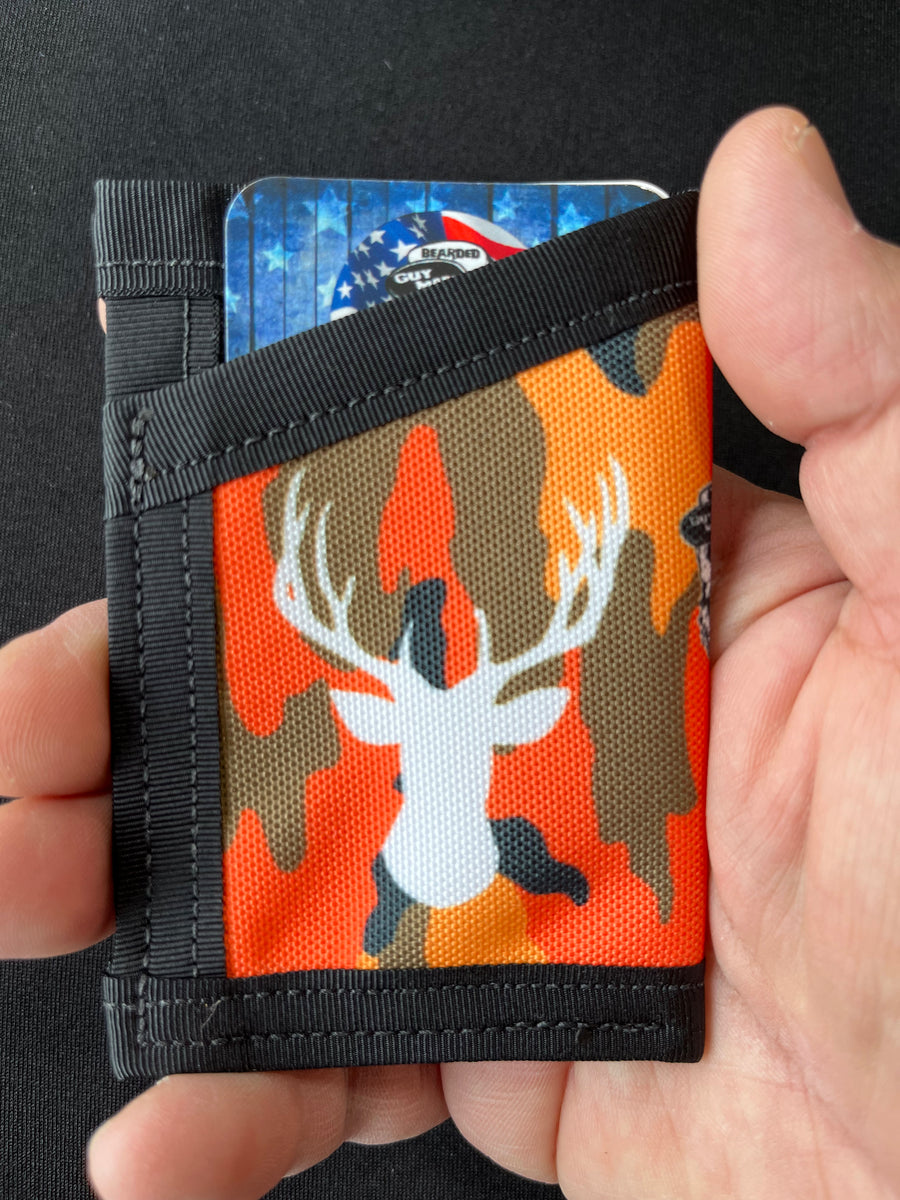 Buck Orange Camo Wallet – Beardedguymade
